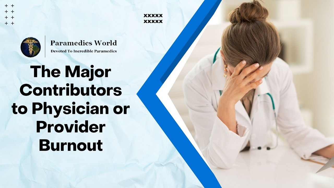 The Major Contributors to Physician or Provider Burnout