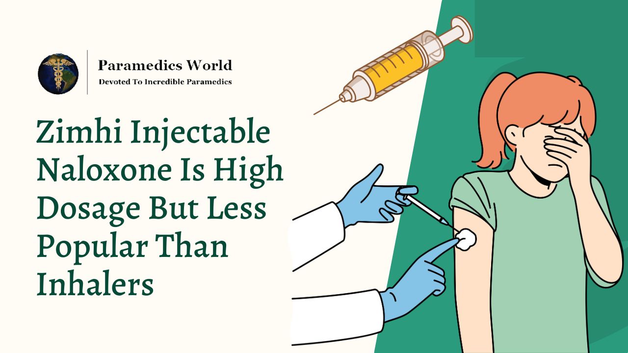 Zimhi Injectable Naloxone Is High Dosage but Less Popular Than Inhalers
